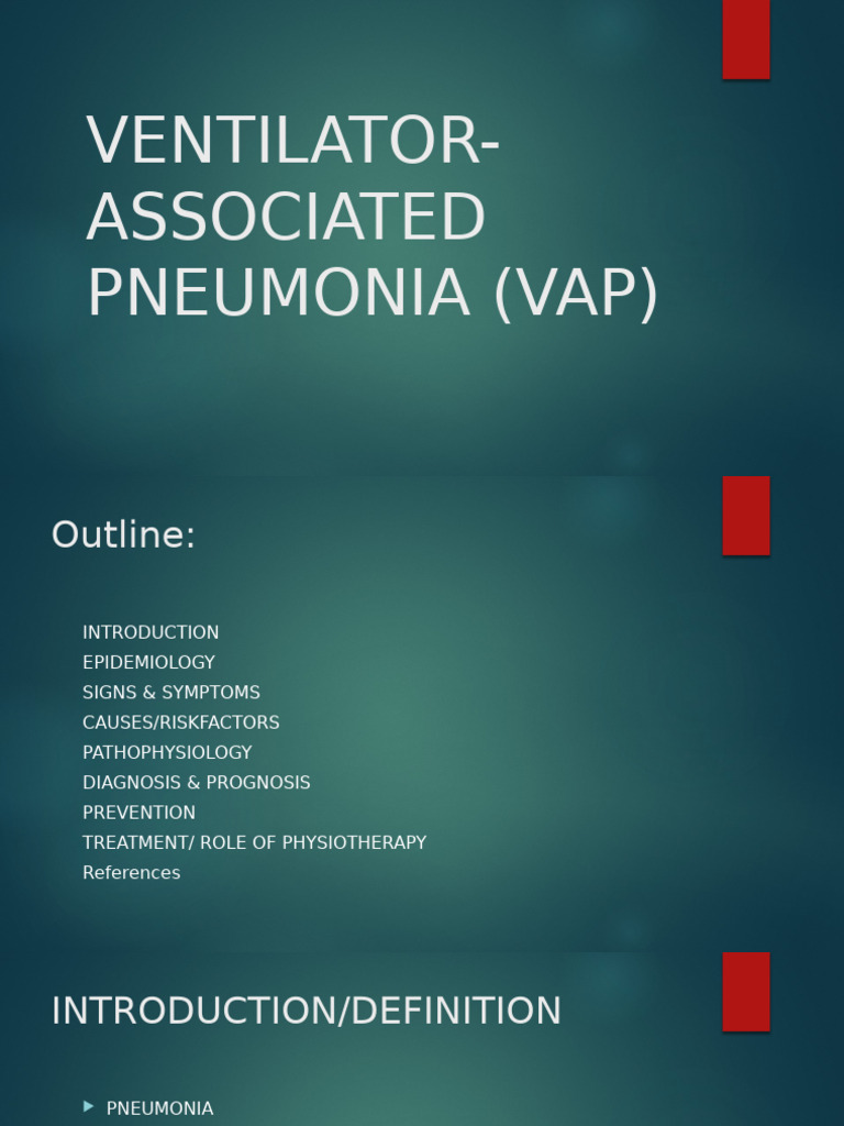 VENTILATOR-ASSOCIATED PNEUMONIA (VAP) | PDF | Pneumonia | Microbiology