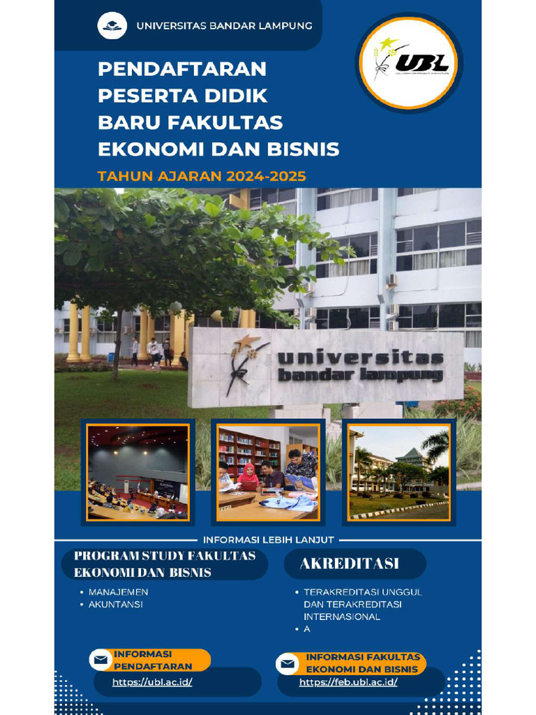 Poster Fakultas Ekonomi Dan Bisnis Ubl | PDF