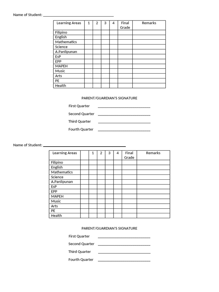 Temporary Card | PDF