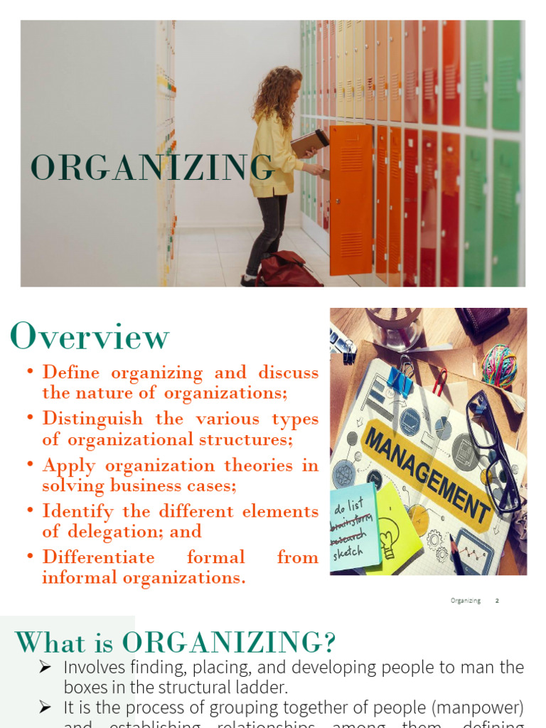 Organizing | PDF | Organizational Structure | Organizational Behavior