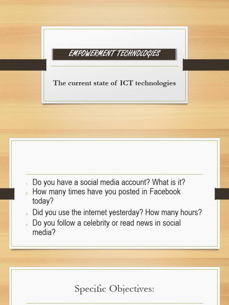 The Current State of ICT Technologies | PDF | World Wide Web | Internet ...