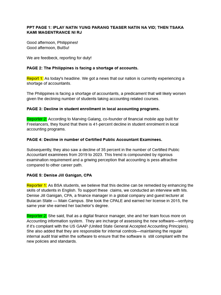 PCM-PRESENTER-SCRIPT-1 | PDF | Certified Public Accountant | Accounting