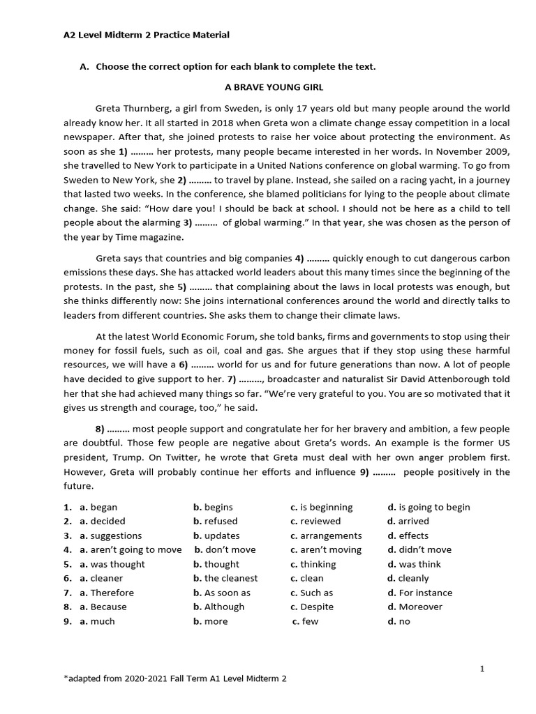 WEEK 15 - A2-Midterm II Practice Material - SC | PDF | Art