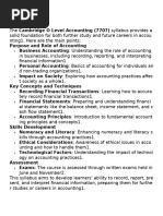 Cambridge O Level Accounting 7707 Syllabus | PDF | Debits And Credits ...