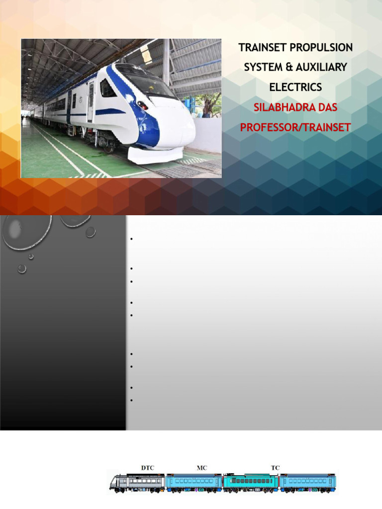 Train 18 Propulsion Sytem | PDF | Power Inverter | Electric Motor