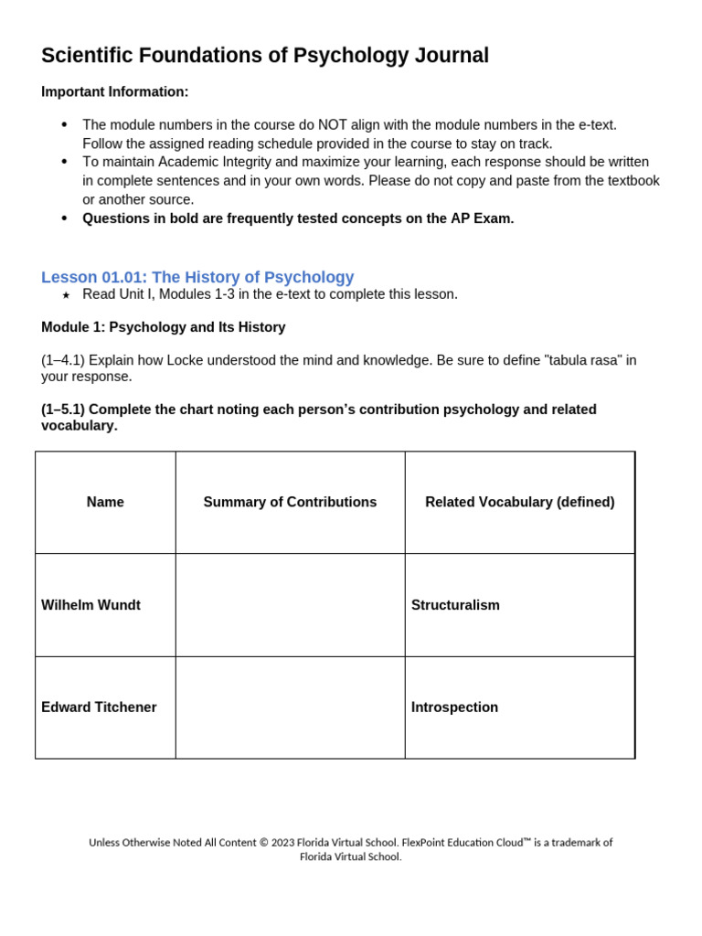 Scientific Foundations of Psychology Journal | PDF | Psychology | Science