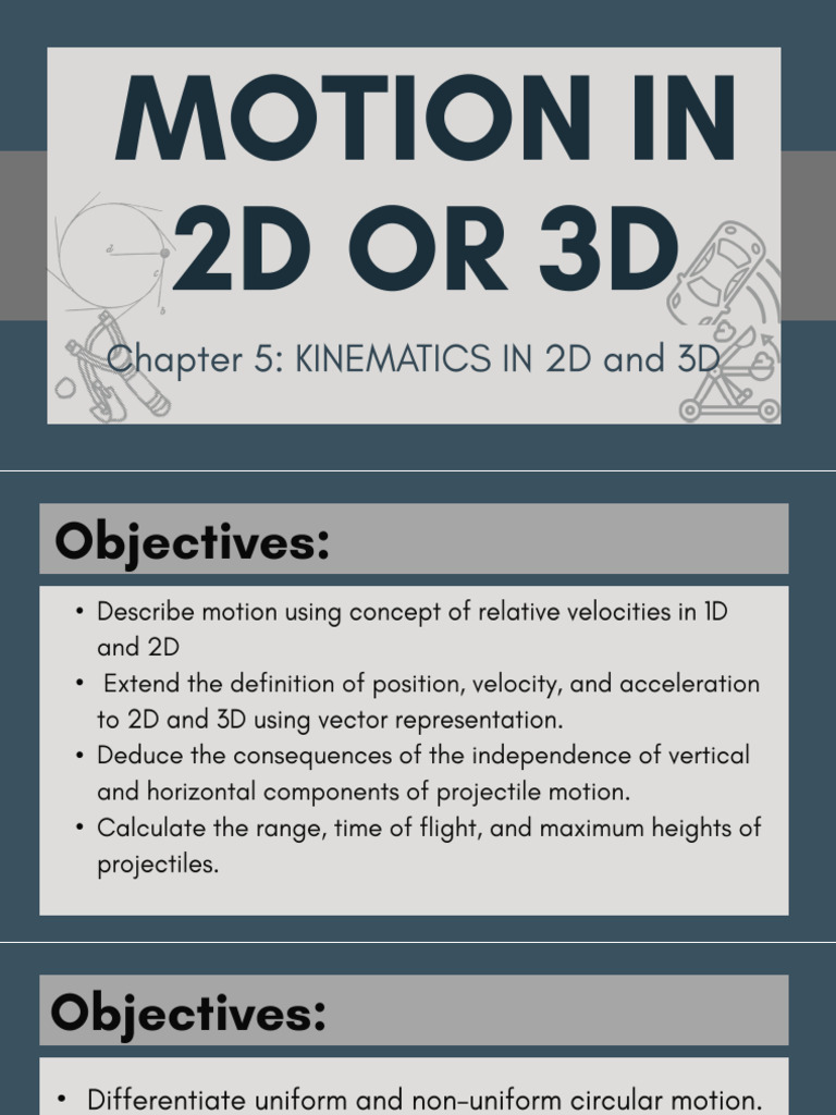 6.-KINEMATICS-IN-2D | PDF | Classical Mechanics | Euclidean Geometry