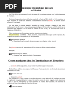 Musique profane au Moyen Âge : Définition et Évolution | PDF | Ballade ...