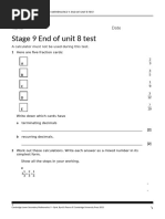 Unit 4 End-Of-Unit Test | PDF | Equations | Mathematics