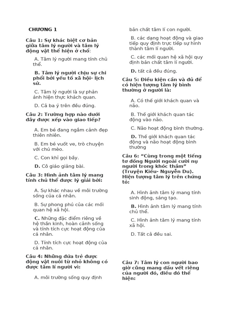 Chương 1. TLH | PDF