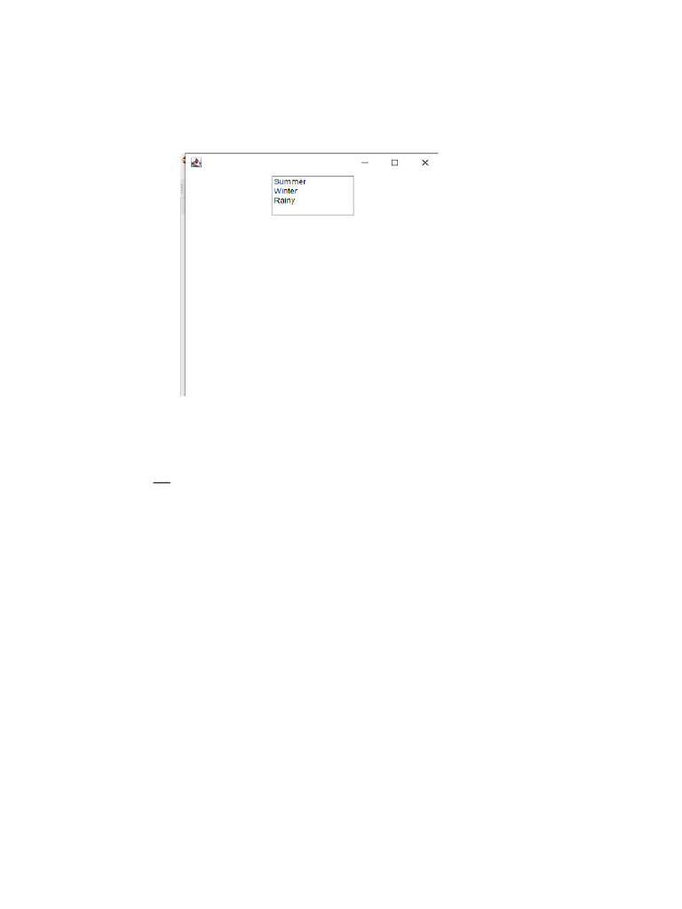 Java GUI List Components Tutorial | PDF | Teaching Methods & Materials ...