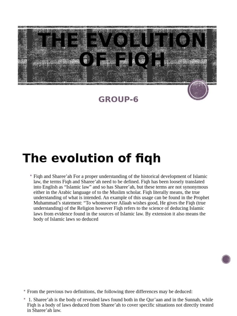 Understanding Fiqh's Evolution | PDF | Sharia | Muhammad