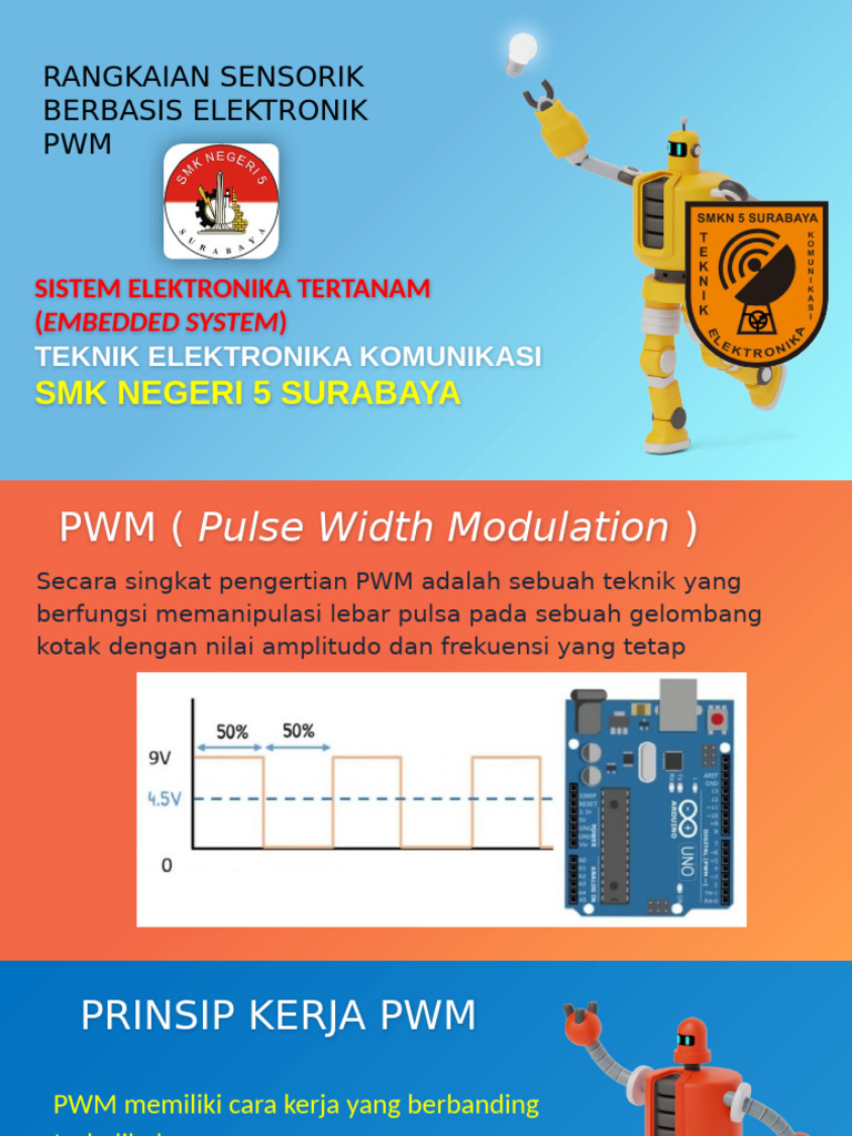 Cp2.1 Menerapkan Rangkaian Sensorik - PWM | PDF | Teknologi & Rekayasa