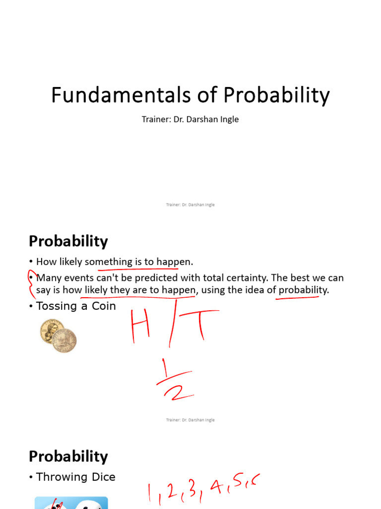 2 Fundamentals of Probability | PDF | Probability | Measure Theory
