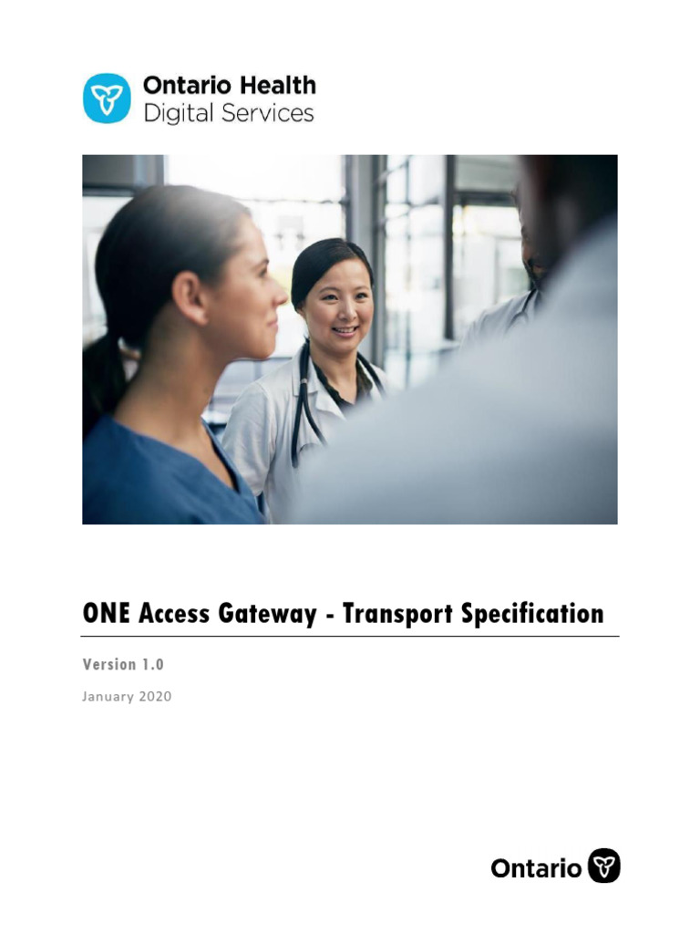 ONEAccess Gateway Transport Spec | PDF | Computing | Computer Science