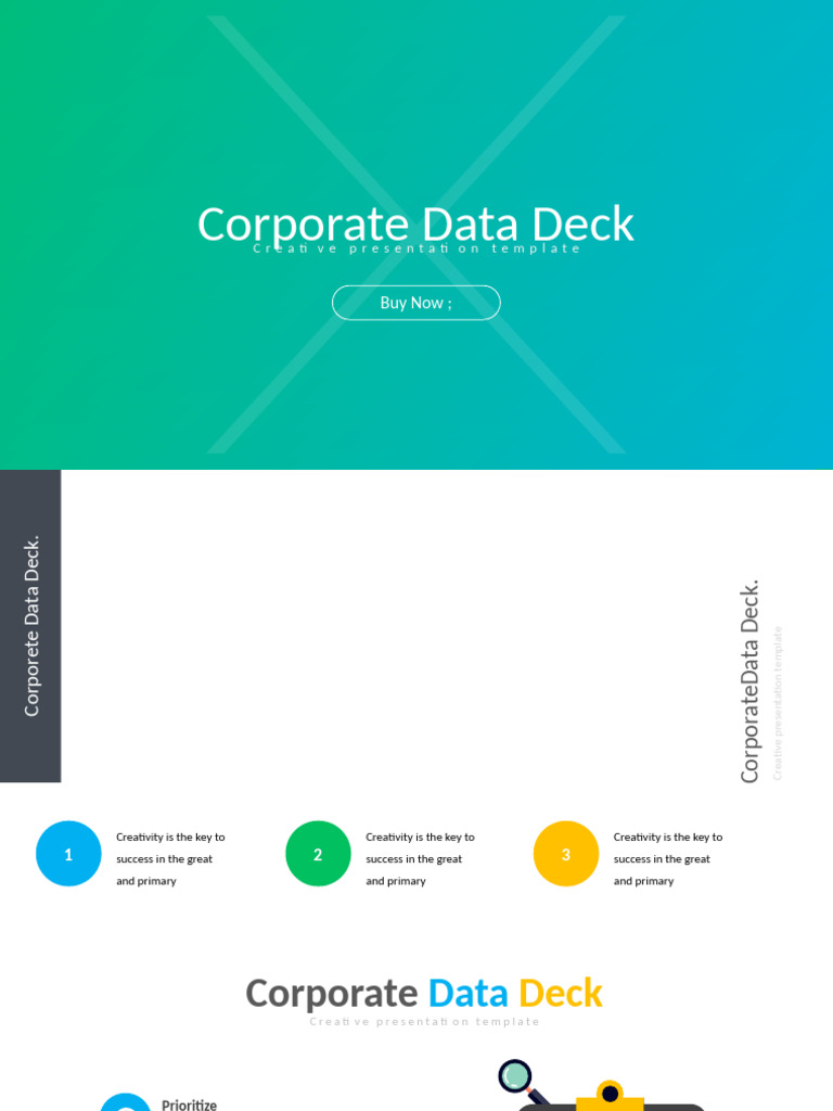 Corporate Data Deck | PDF | Career & Growth | Business