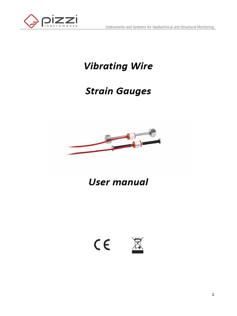 Pizzi Vibraing-Wire-Strain-Gauges | PDF | Screw | Concrete