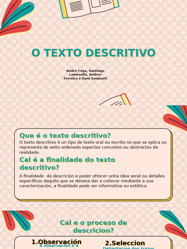 Texto Descritivo | PDF
