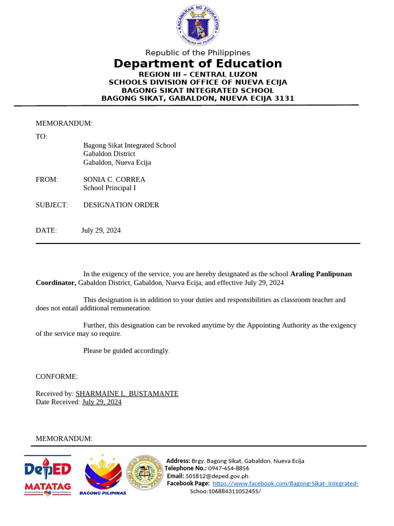 designation-order | PDF