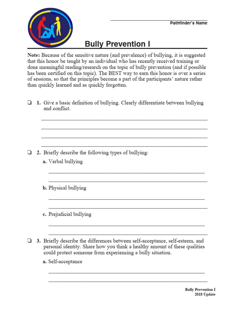 Bully Prevention I | PDF | Bullying | Social Psychology