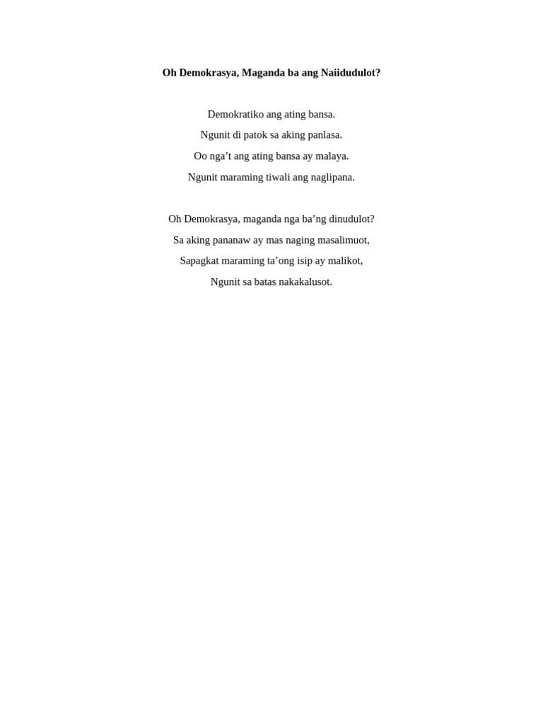 Demokrasya Rominajarnesky | PDF