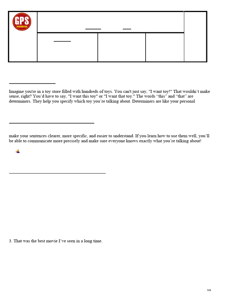 Det and Modal Verbs_04 | PDF | Verb | Subject (Grammar)