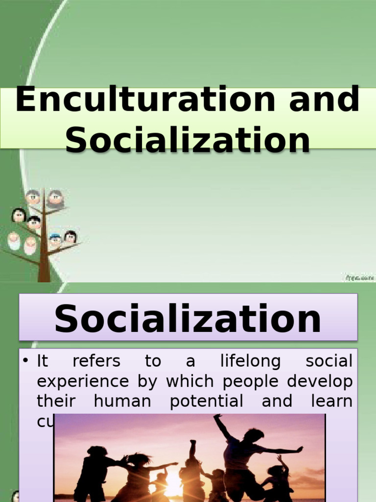 12 Ucsp Enculturation and Socialization | PDF | Identity (Social ...