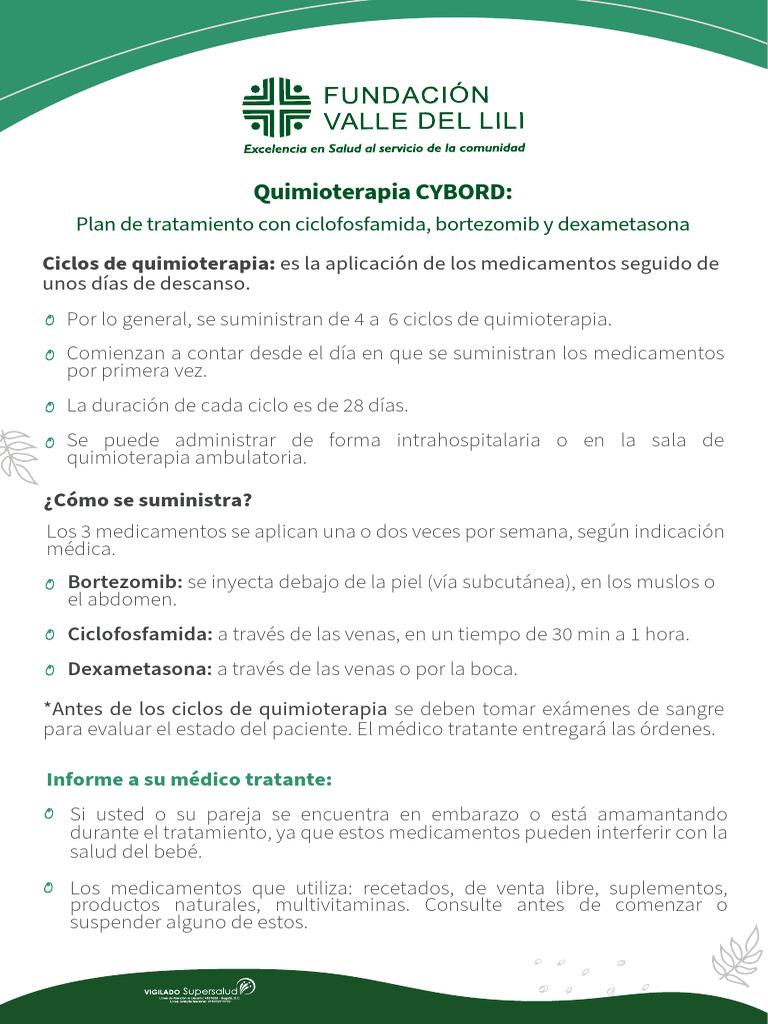 CYBORD | PDF | Medicamentos con receta | Quimioterapia