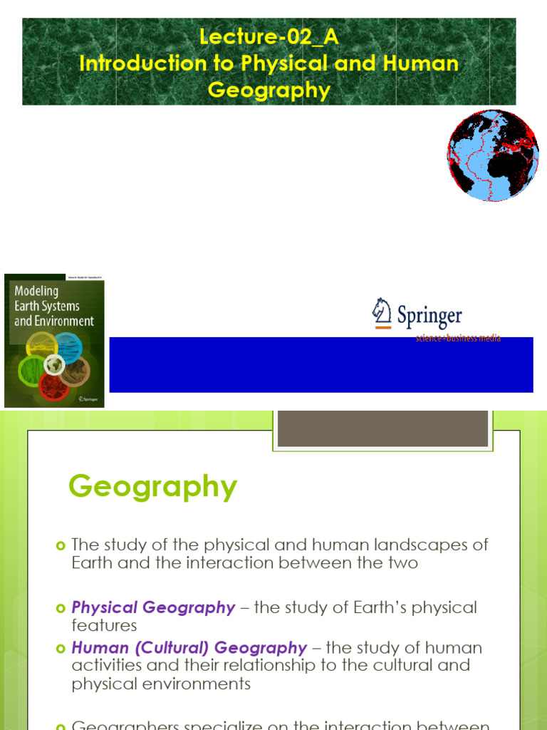 NSU - Lecture - 02A - PPT - ENV203 - GEO205 - Physical and Human ...