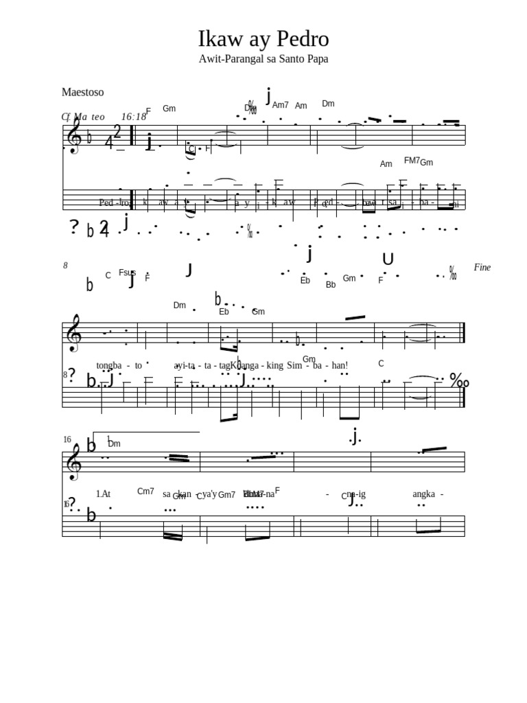 Ikaw Ay Pedro | PDF