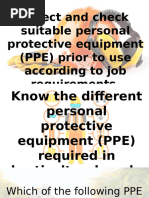 PPE True or False Quiz | PDF | Personal Protective Equipment | Working ...