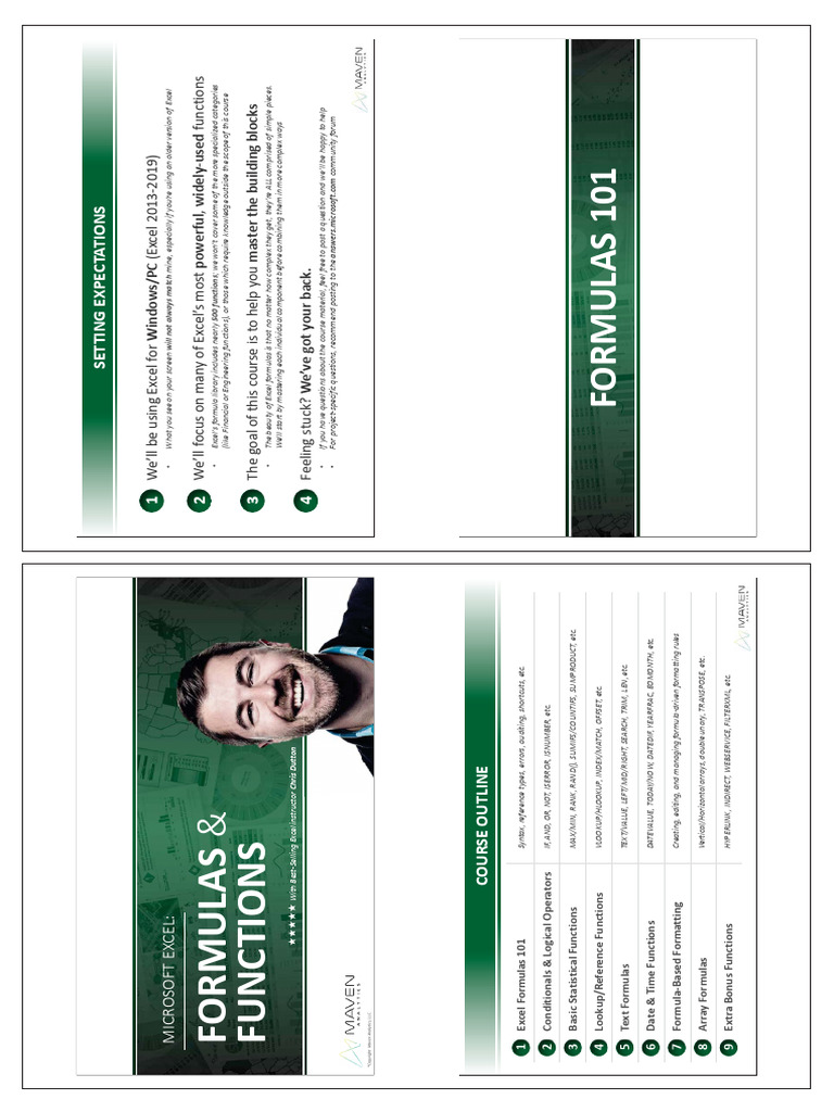 Formula 101 - 4 | PDF | Precipitation | Microsoft Excel