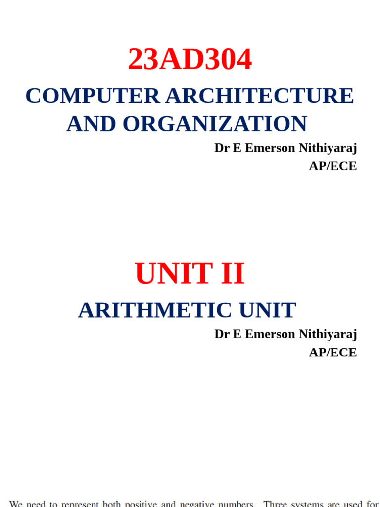Lecture 2 - Adders - Multipliers | PDF | Arithmetic | Computer Engineering
