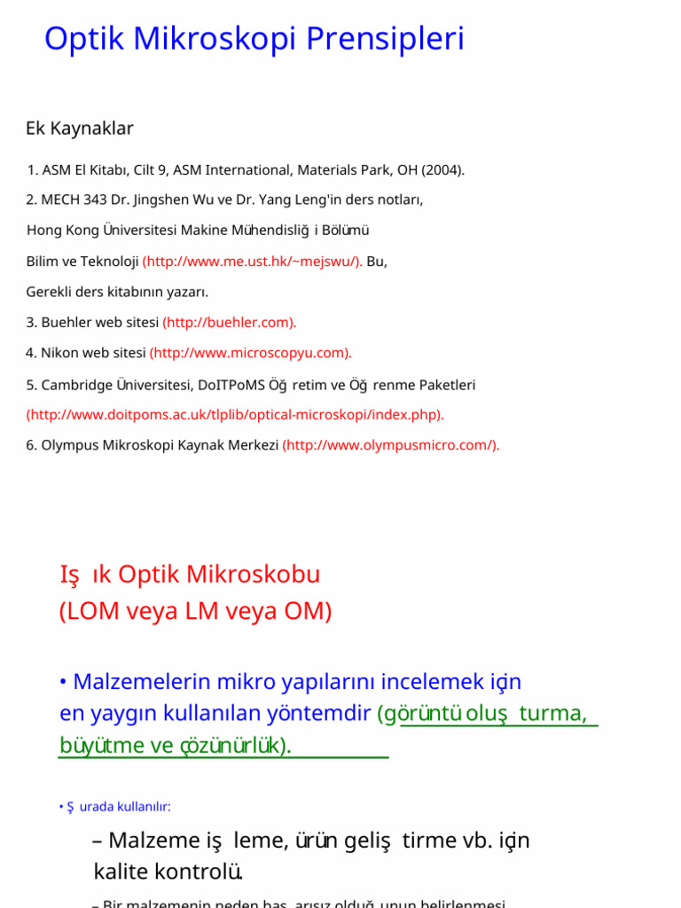 4 Optical Microscopy | PDF