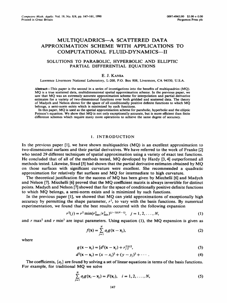 1 s2.0 089812219090271K Main | PDF | Equations | Function (Mathematics)