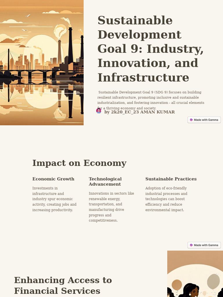SDG 9: Industry, Innovation, Infrastructure | PDF | Infrastructure ...