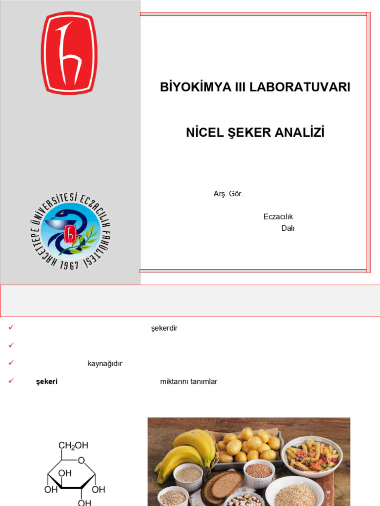 Ecf 385 Bi̇yoki̇mya Iii Nicel Seker Analizi | PDF