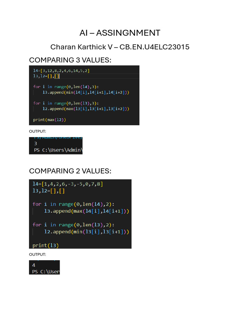 AI - Assignment | PDF | Teaching Methods & Materials | Science ...