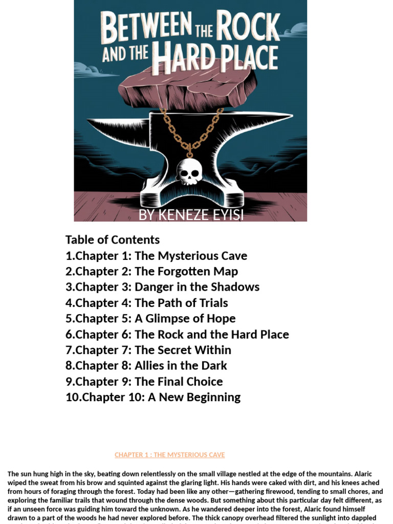 Between The Rock and The Hard Place | PDF | Mystery, Thriller & Crime ...