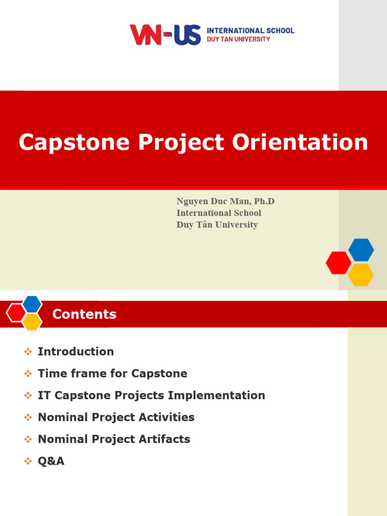 Capstone Project Orientation Guide | PDF | Computing | Information Technology