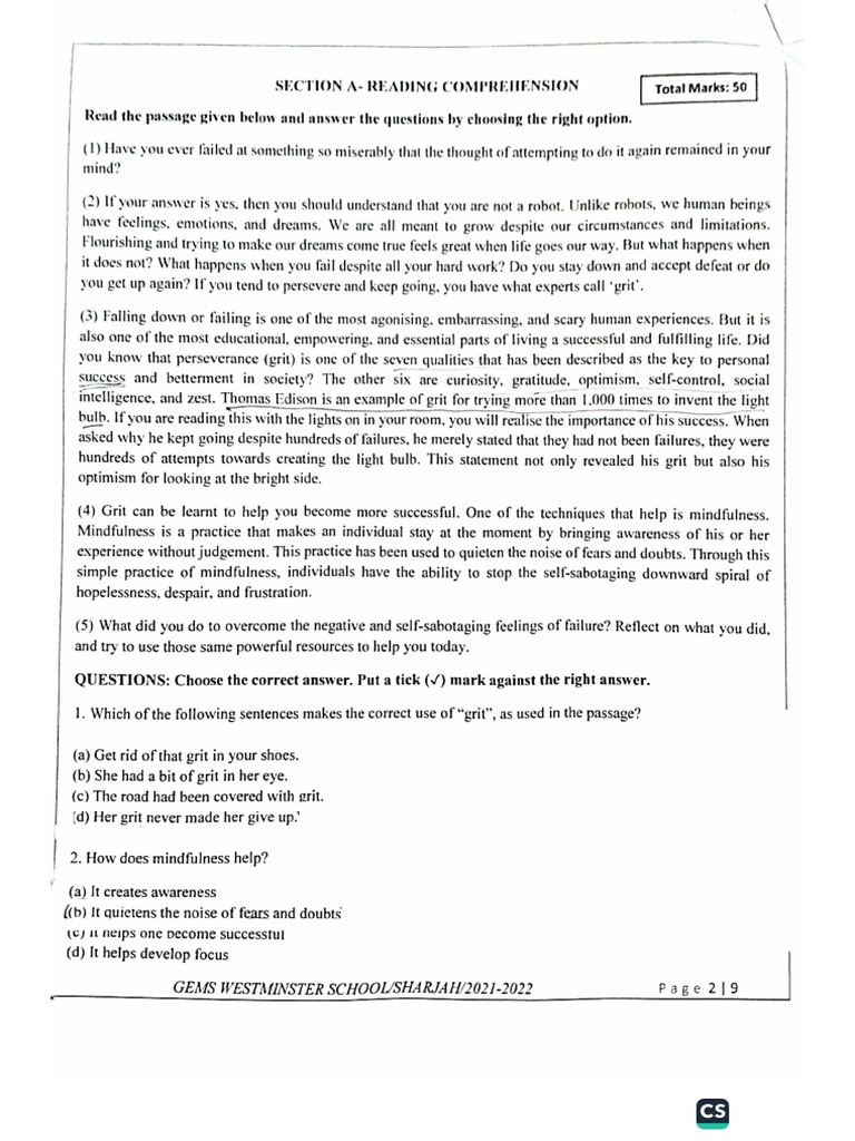 English g6 Term1 | PDF