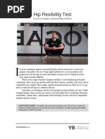 Trunk Rotation Flexibility Test Guide | PDF