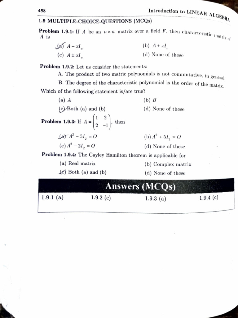 Math sem 5 ??? | PDF | Eigenvalues And Eigenvectors | Matrix (Mathematics)