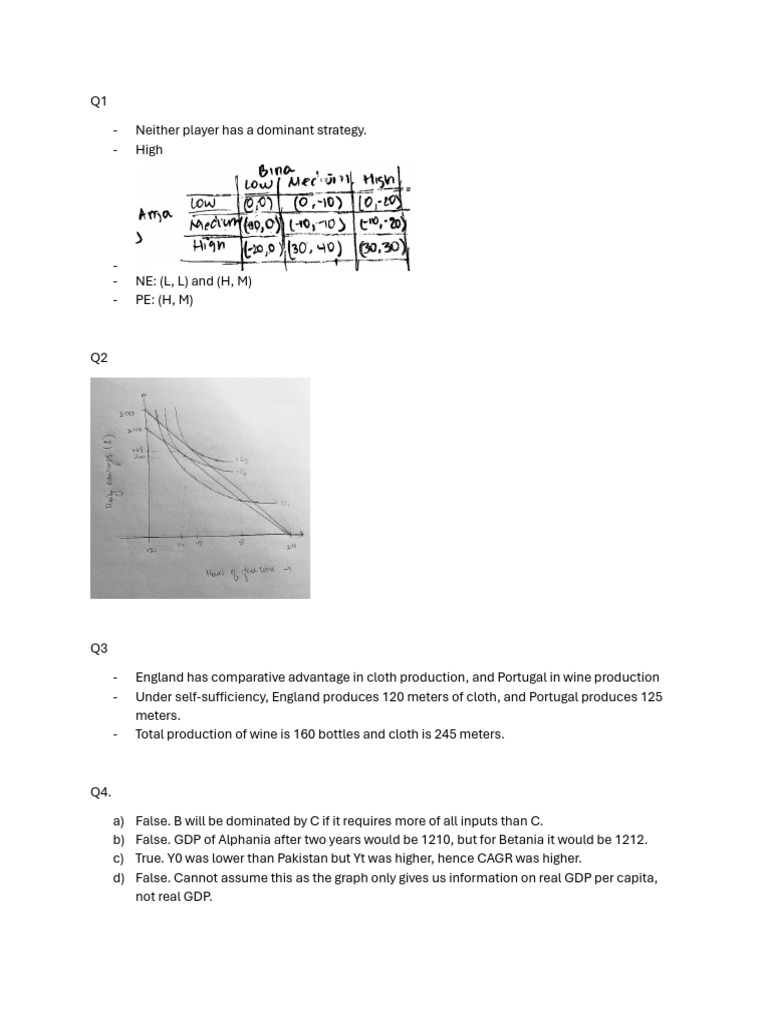 Practice+Midterm Solutions | PDF