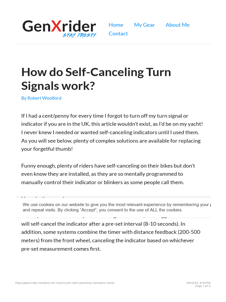 How Do Self-Canceling Turn Signals Work? | PDF | Transport | Land Transport
