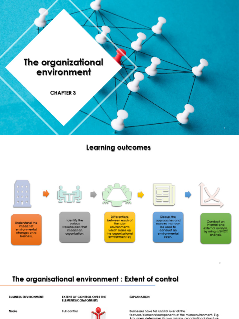 Understanding the Organizational Environment | PDF | Swot Analysis ...