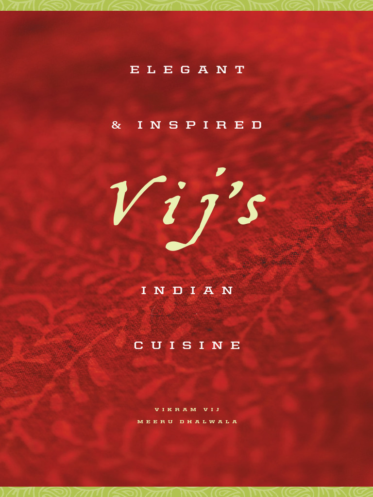 VIJ's Elegant and Inspired Indian Cuisine | PDF | Indian Cuisine | Curry