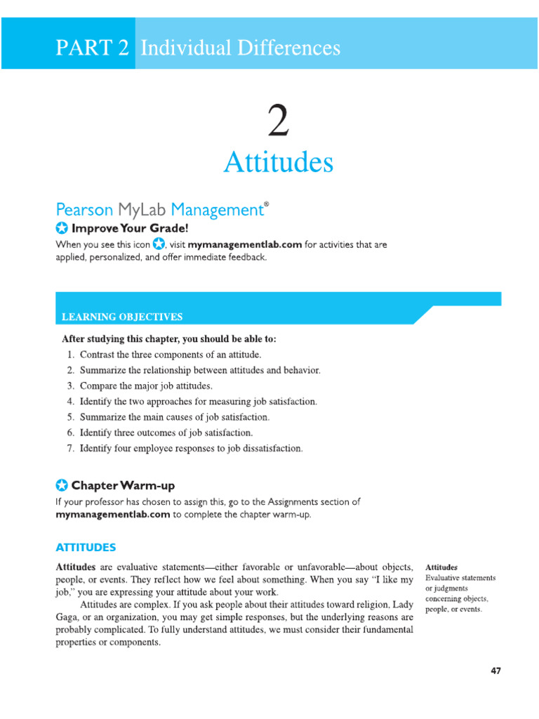 Reading-Chapter 2 - Attitudes | PDF