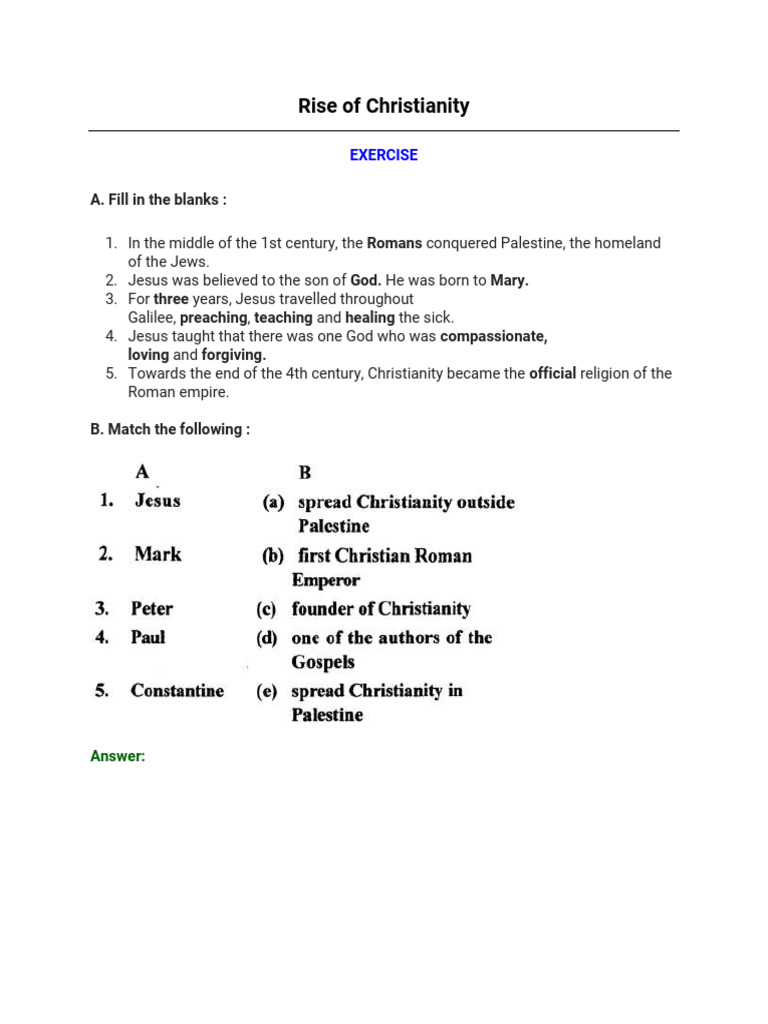 Overview of Early Christianity | PDF | Jesus | Saint Peter