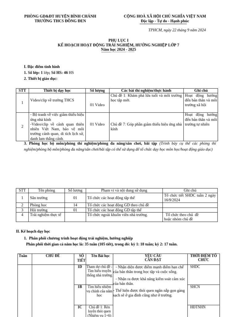 PH L C 1 - HDTN 7-CTST 1 | PDF